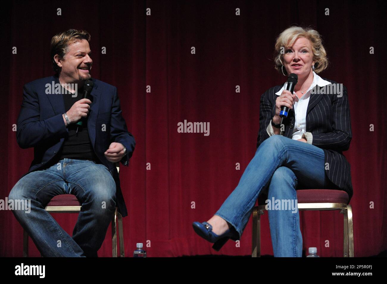 NORTH HOLLYWOOD, CA - AUGUST 02: Sarah Townsend and Eddie Izzard attend ...