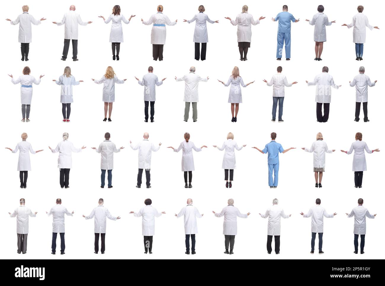 Medical researchers standing Cut Out Stock Images & Pictures - Alamy