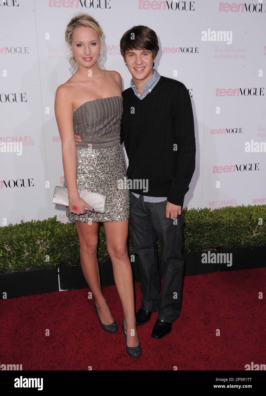 HOLLYWOOD - OCTOBER 01: Actress Molly McCook and actor Devon Werkheiser ...