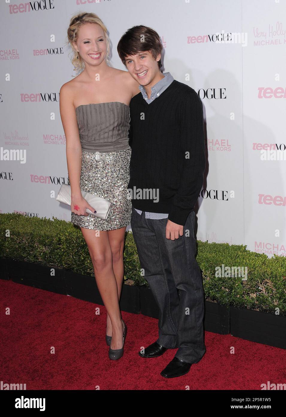 HOLLYWOOD - OCTOBER 01: Actress Molly McCook and actor Devon Werkheiser ...