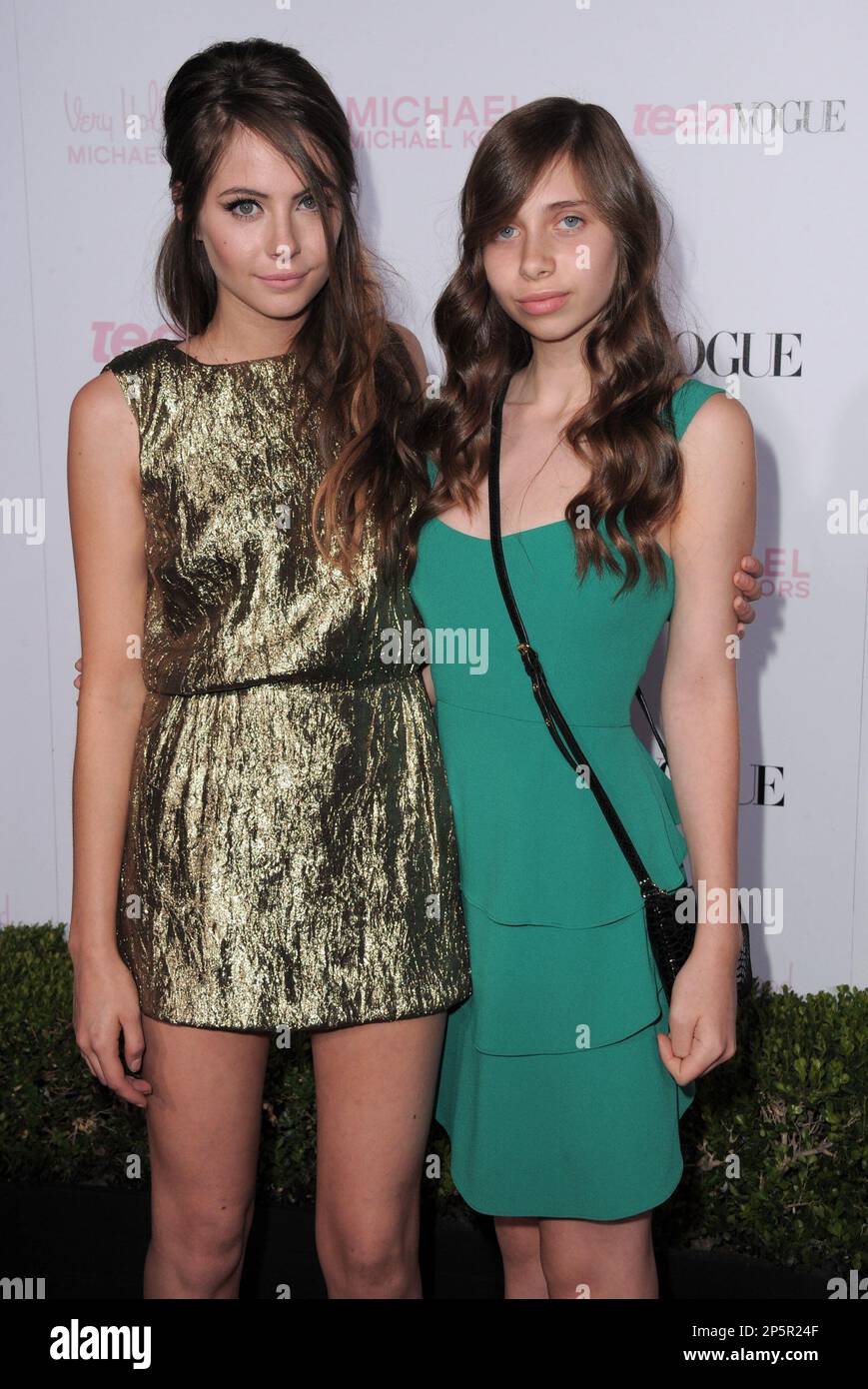 HOLLYWOOD - OCTOBER 01: Actress Willa Holland and Piper De Palma arrive ...