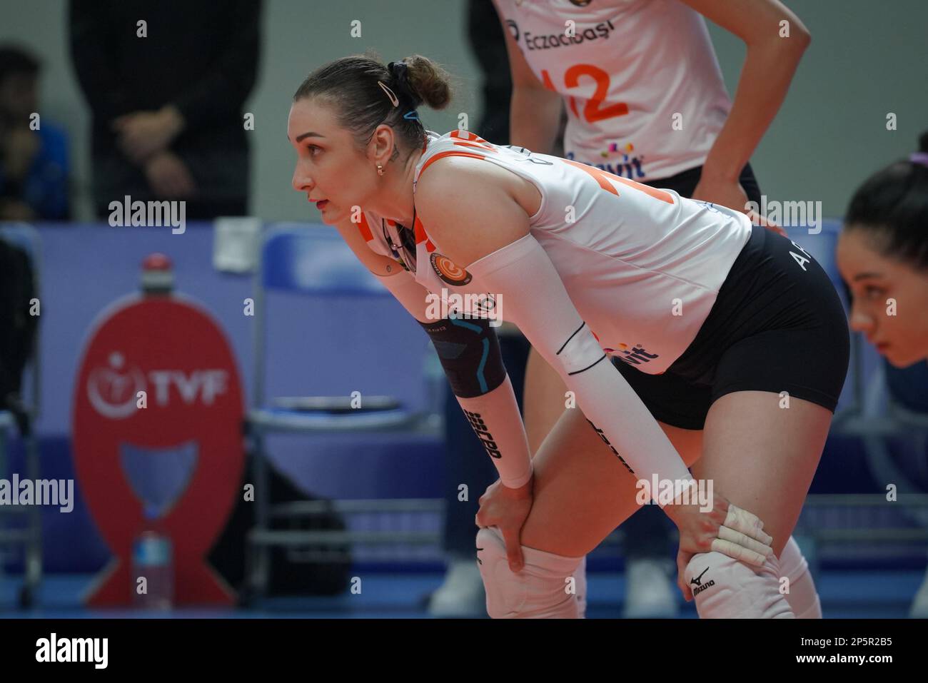 ISTANBUL, TURKIYE - JANUARY 18, 2023: Irina Voronkova in Eczacibasi ...