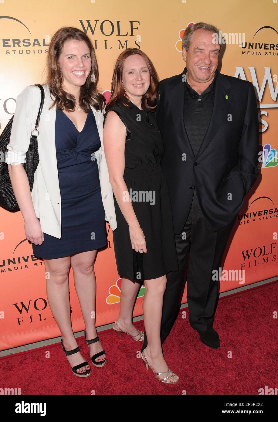 HOLLYWOOD - SEPTEMBER 27: Olivia Wolf, Sarina Wolf and Dick Wolf arrive ...