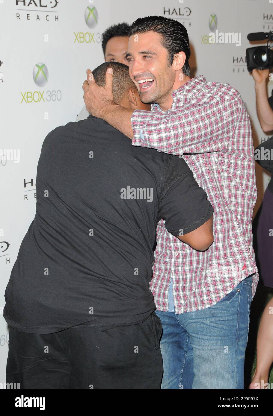 LOS ANGELES, CA - SEPTEMBER 08: Kyle Massey and Gilles Marini arrive at ...