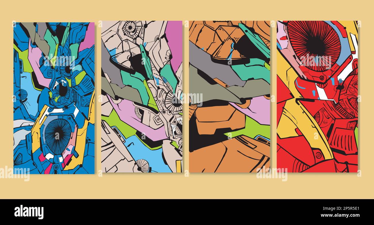 Mecha anime Stock Vector Images - Alamy