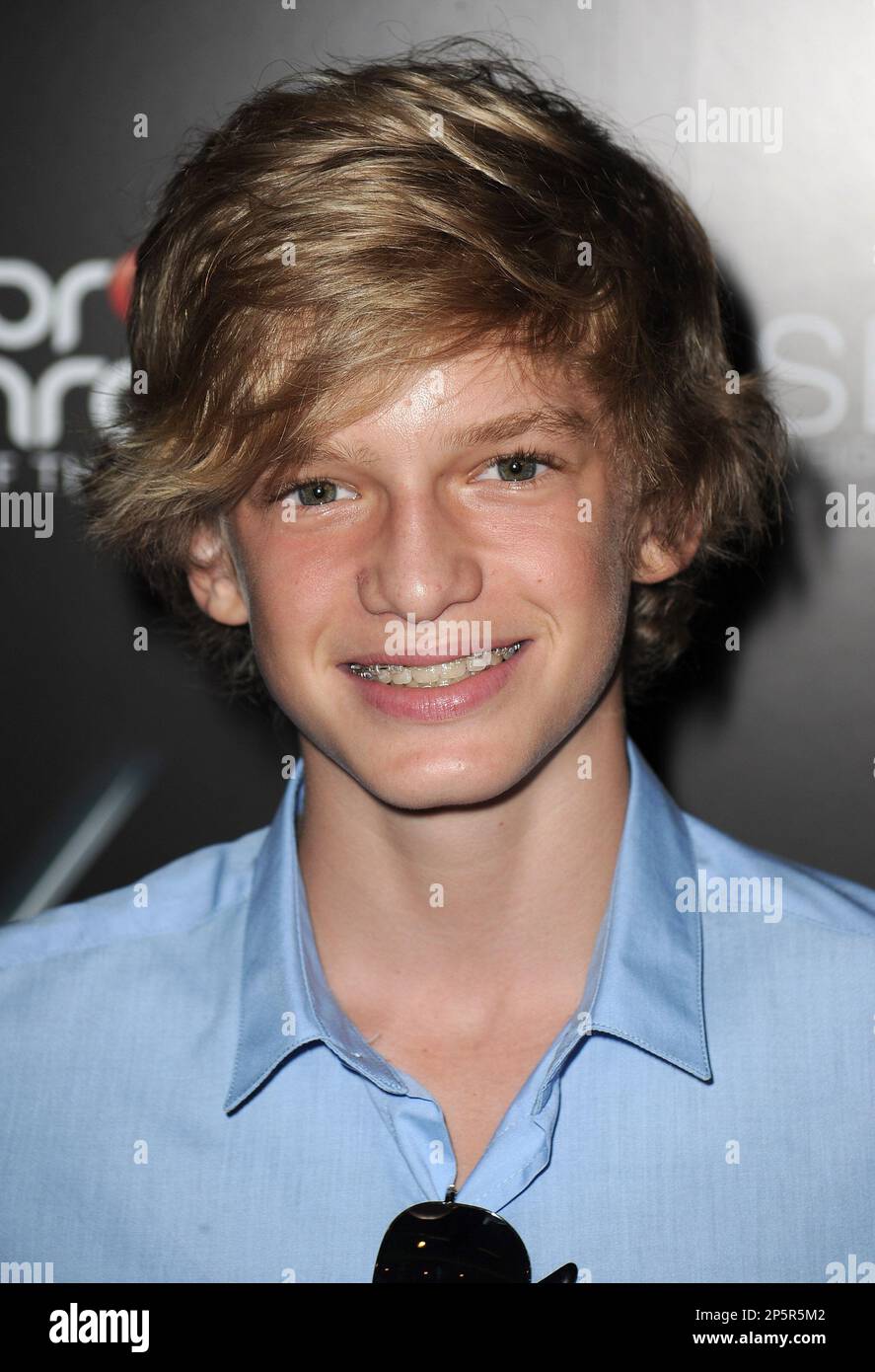 WEST HOLLYWOOD, CA - AUGUST 15: Actor Cody Simpson arrives at the 2010 ...
