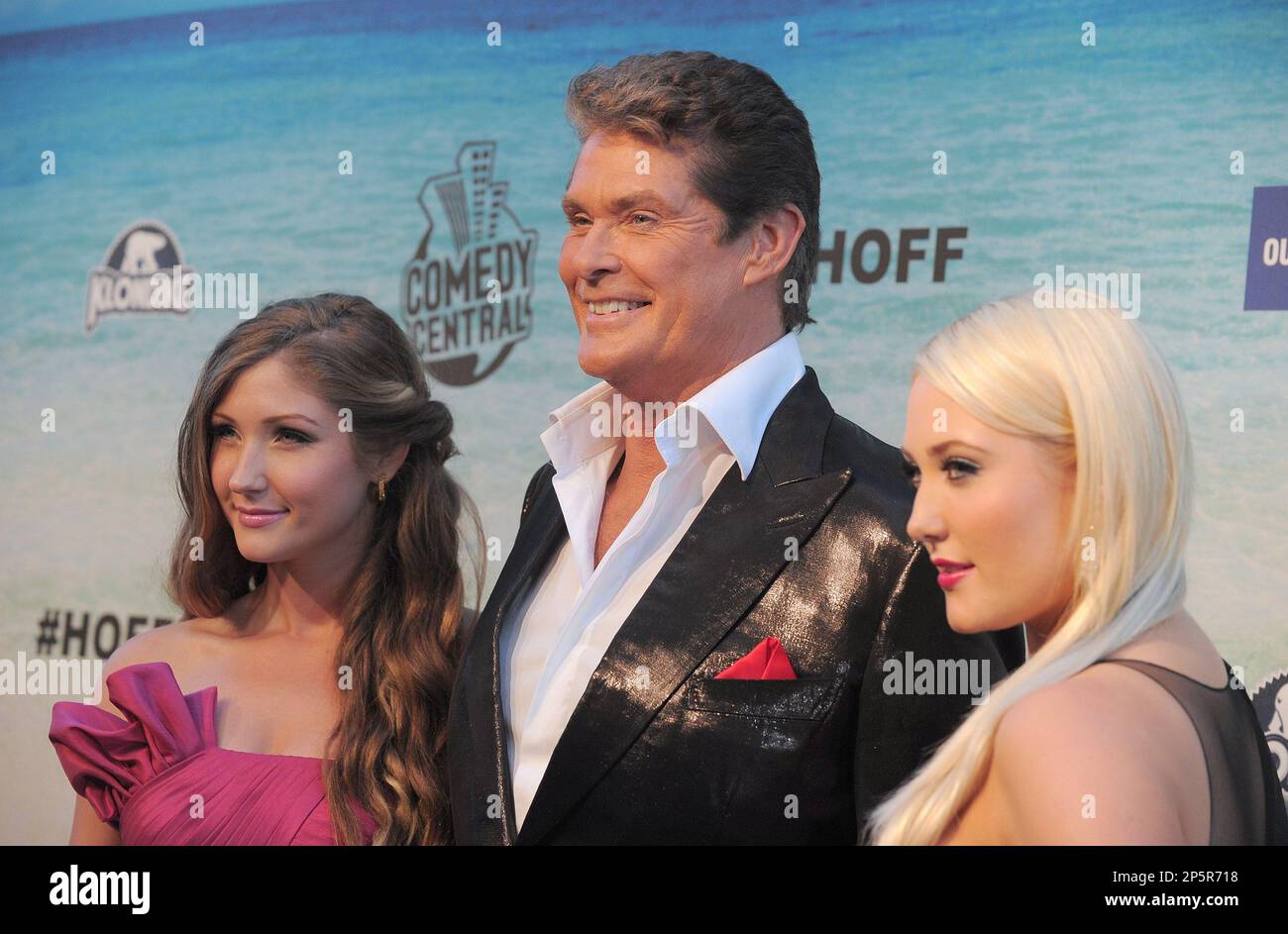 CULVER CITY, CA - AUGUST 01: (L-R) Taylor Ann Hasselhoff, David Hasselhoff and Hayley Amber ...