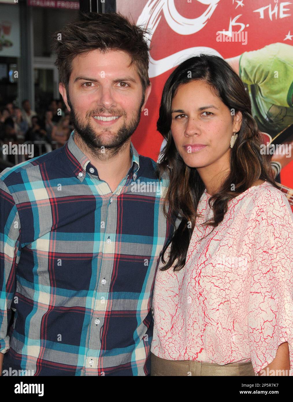 HOLLYWOOD - JULY 27: Actor Adam Scott arrives at the "Scott Pilgrim Vs ...