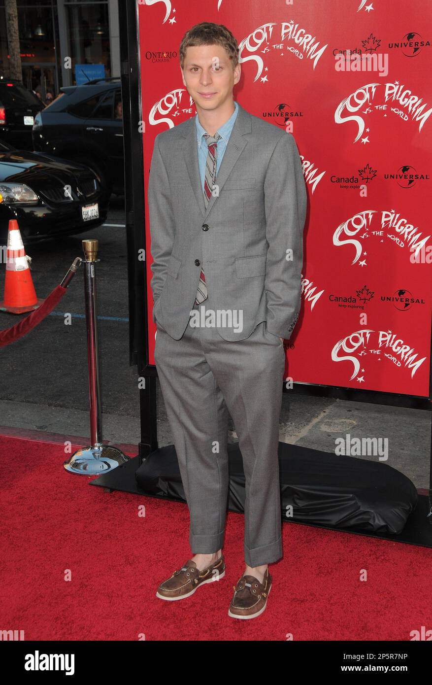 HOLLYWOOD - JULY 27: Actor Michael Cera arrives at the "Scott Pilgrim ...