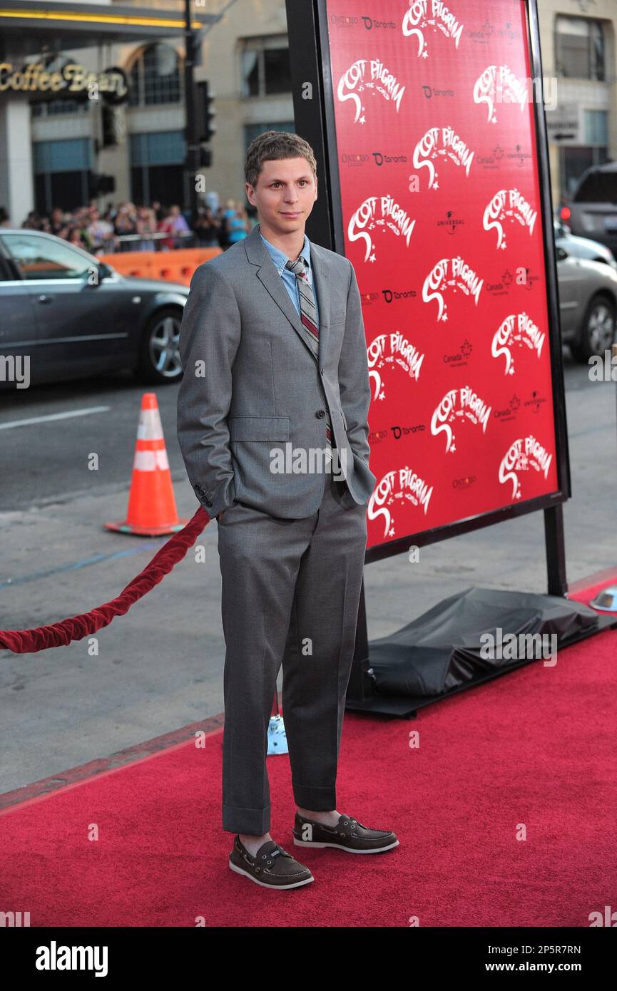 HOLLYWOOD - JULY 27: Actor Michael Cera arrives at the "Scott Pilgrim ...