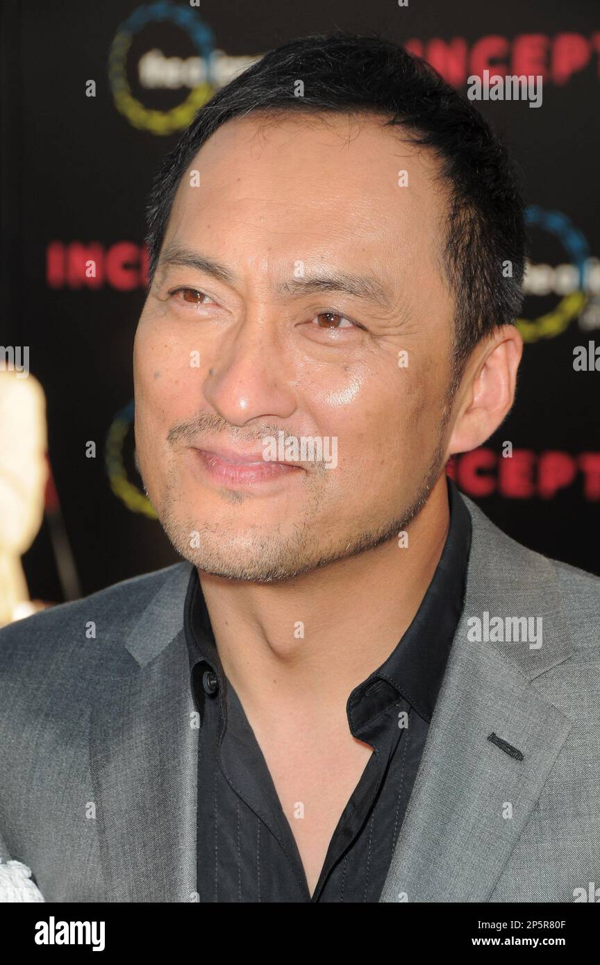 HOLLYWOOD - JULY 13: Actor Ken Watanabe arrives to the "Inception" Los ...