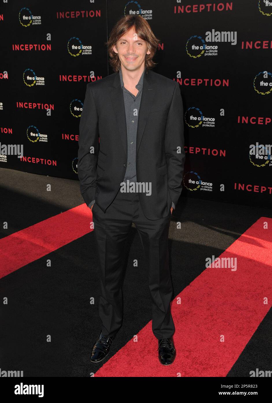 HOLLYWOOD - JULY 13: Actor Lukas Haas arrives to the "Inception" Los ...