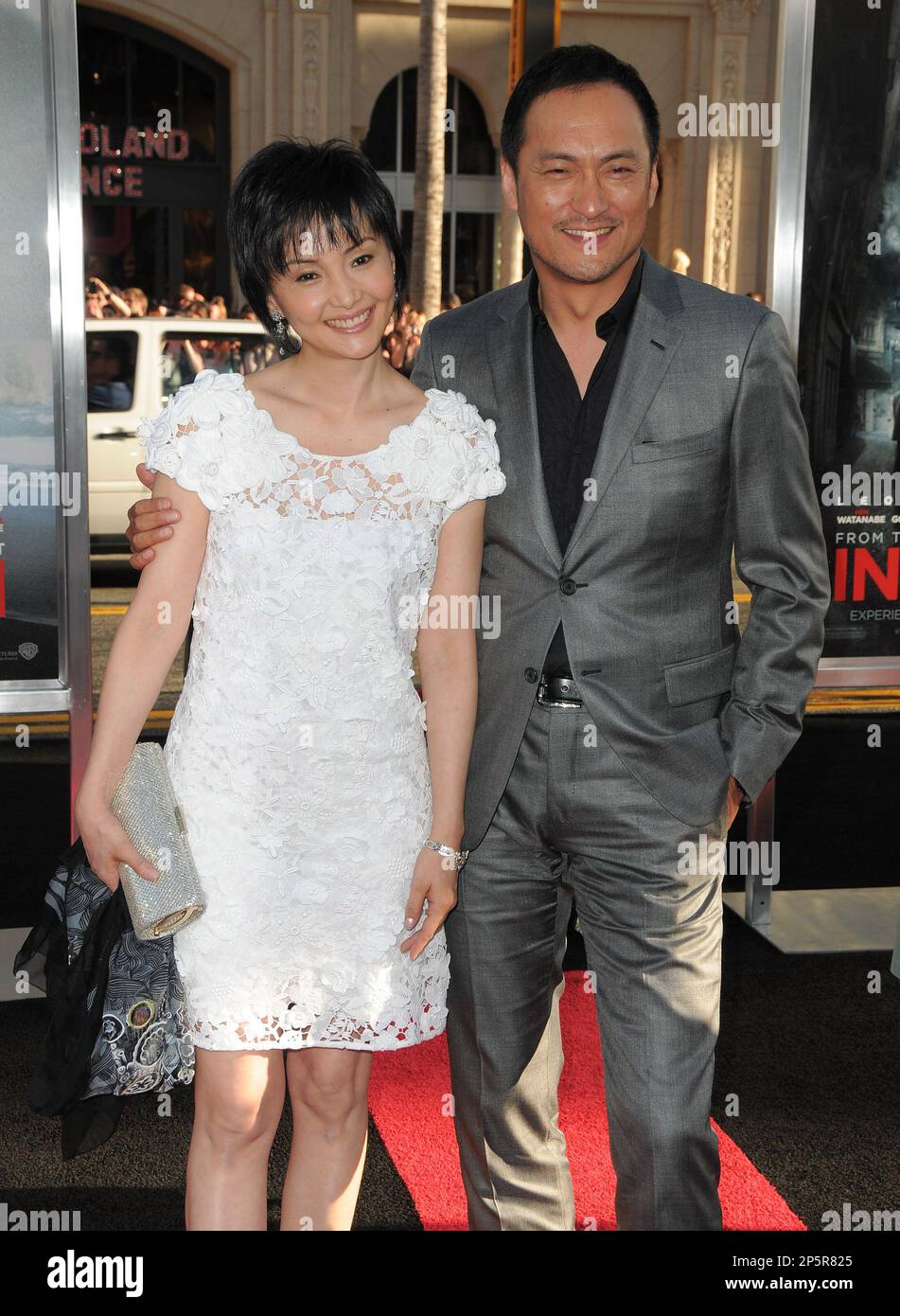 HOLLYWOOD - JULY 13: Actor Ken Watanabe arrives to the "Inception" Los ...