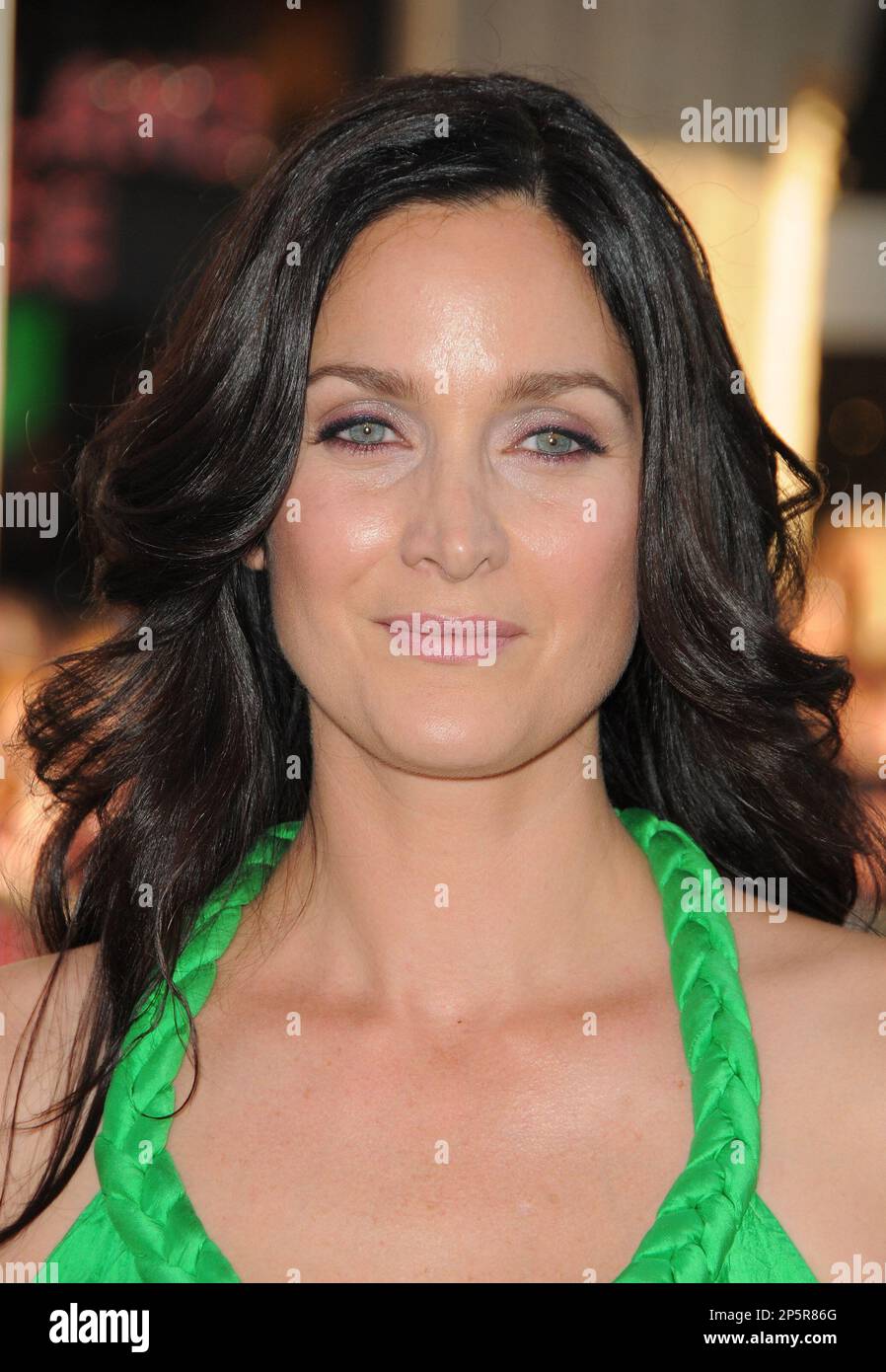 HOLLYWOOD - JULY 13: Actress Carrie-Anne Moss arrives to the "Inception ...