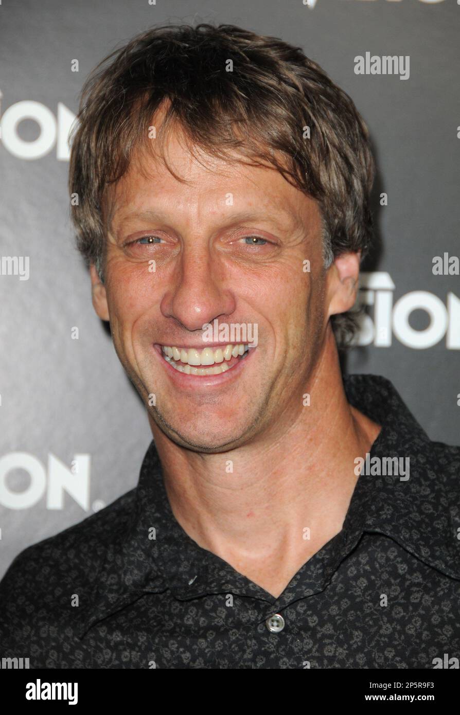 LOS ANGELES, CA - JUNE 14: Tony Hawk arrives at Activision Kick-Off ...