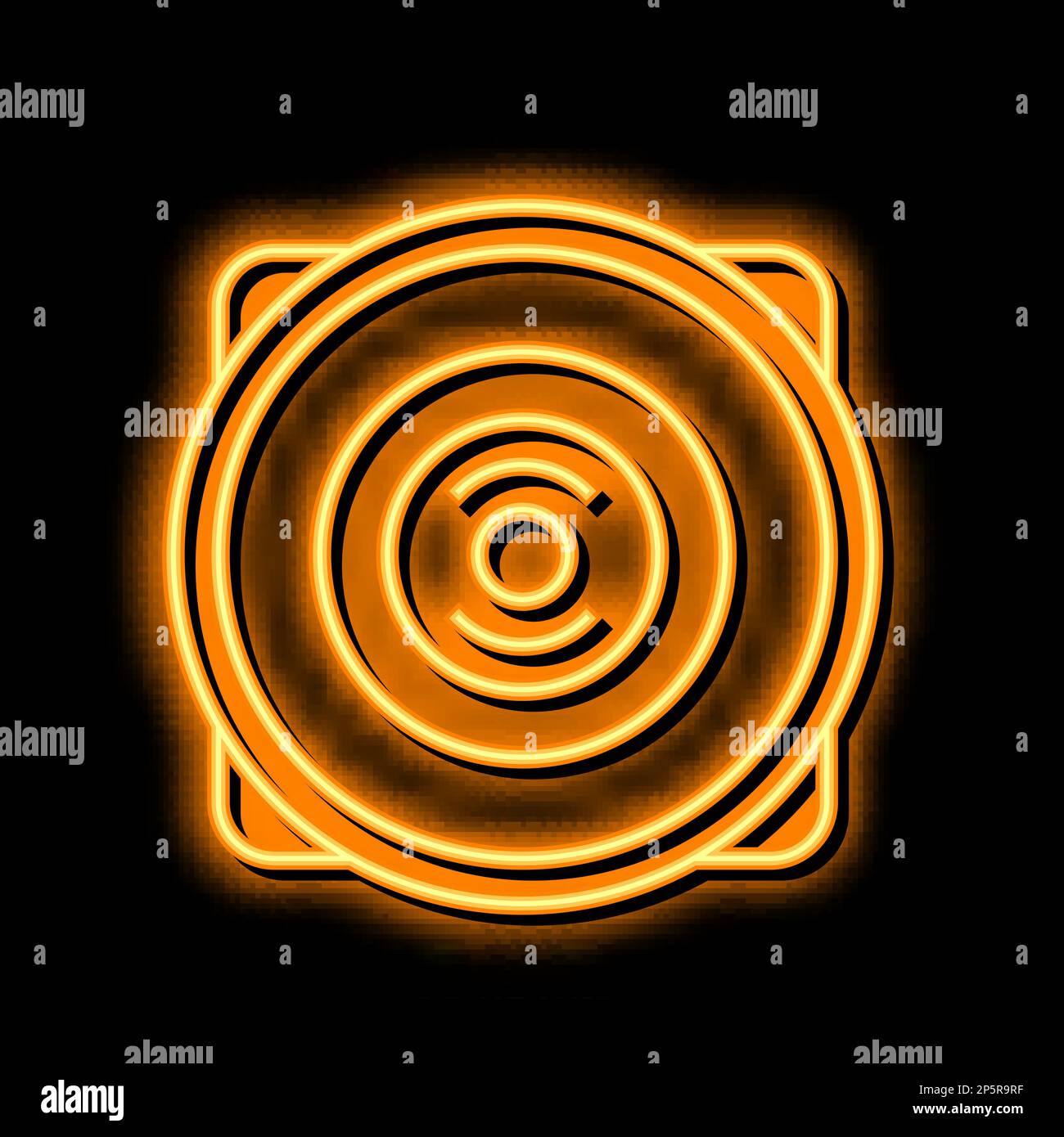 bell alarm neon glow icon illustration Stock Vector Image & Art - Alamy