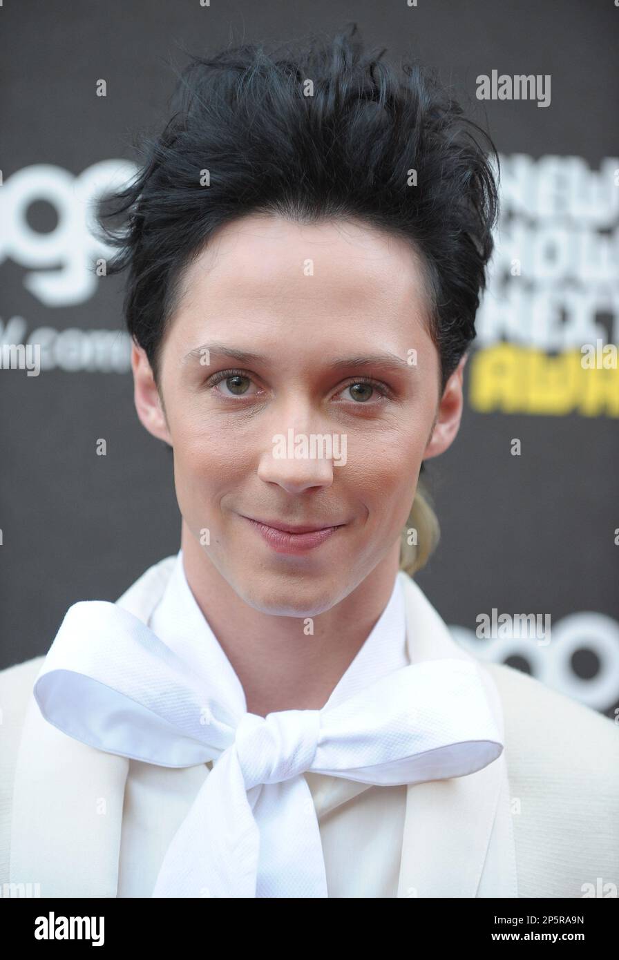 LOS ANGELES, CA - JUNE 08: Johnny Weir arrives at Logo's "NewNowNext ...