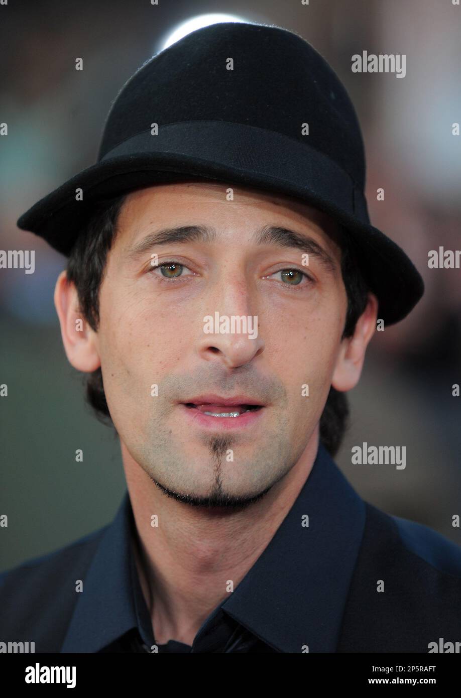 LOS ANGELES, CA - JUNE 03: Actor Adrien Brody arrives at the premiere ...