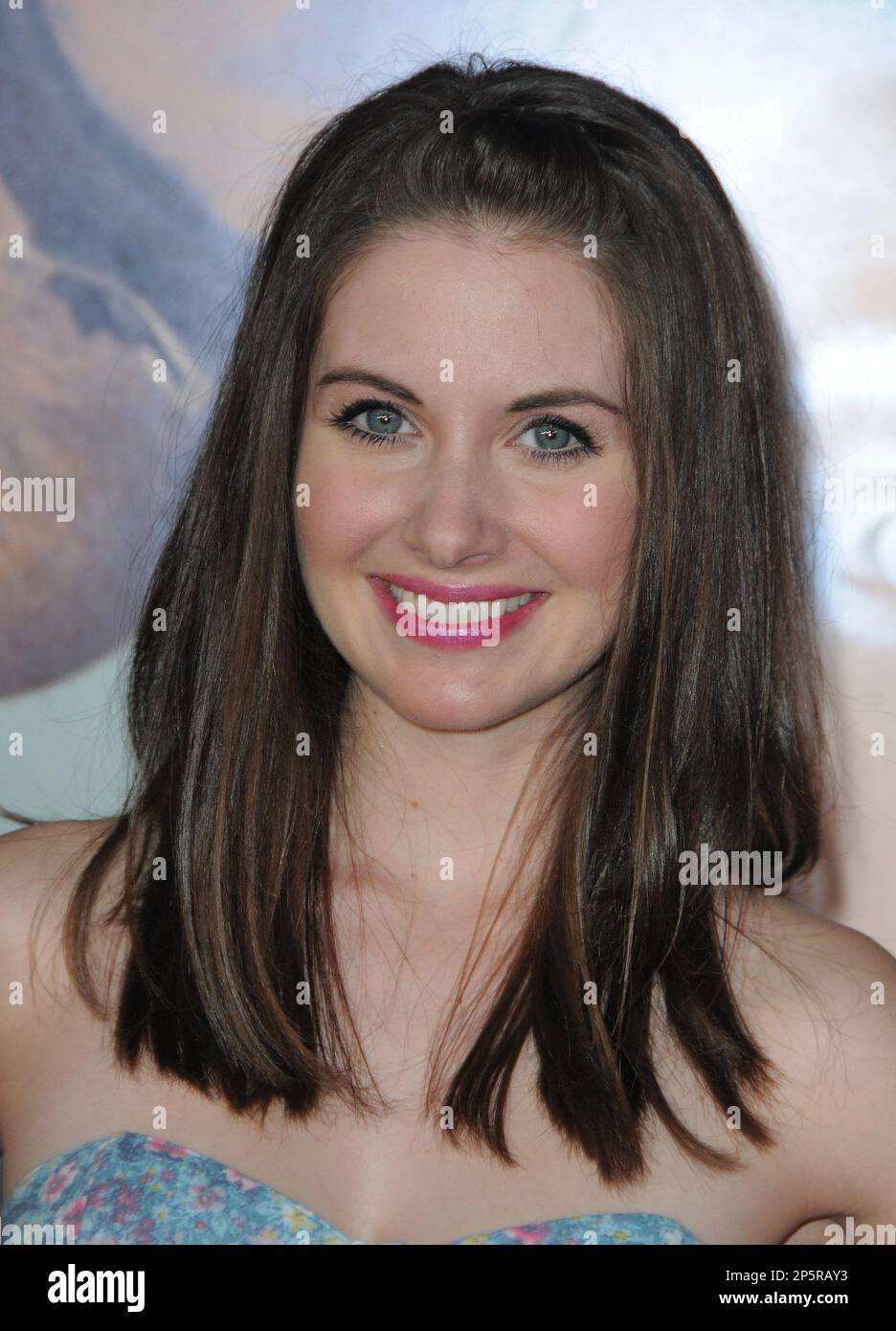 LOS ANGELES, CA - MAY 25: Actress Allison Brie arrives at the "Get Him ...