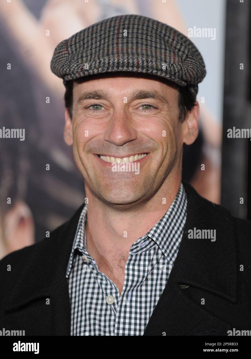 LOS ANGELES, CA - MAY 25: Actor Jon Hamm arrives at the "Get Him To The ...