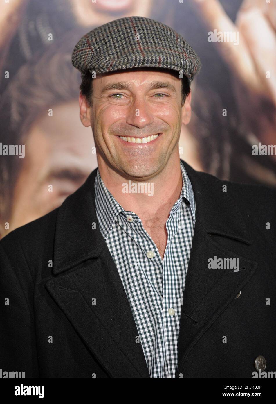 LOS ANGELES, CA - MAY 25: Actor Jon Hamm arrives at the "Get Him To The ...