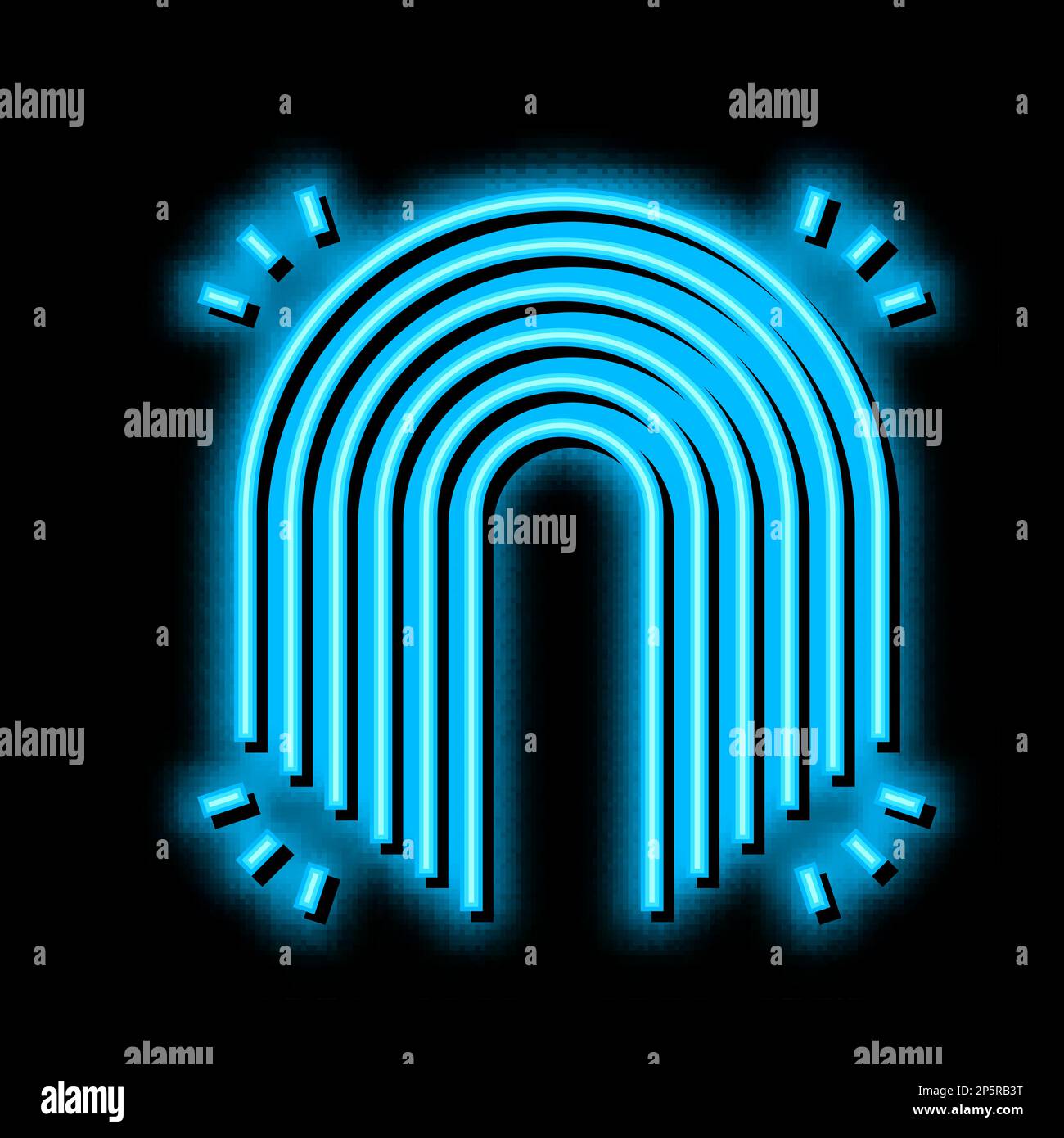 rainbow boho neon glow icon illustration Stock Vector Image & Art - Alamy