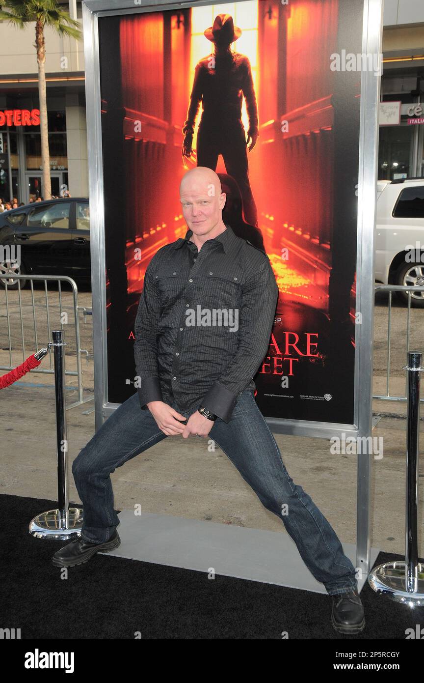 HOLLYWOOD - APRIL 27: Actor Derek Mears arrives at "Nightmare On Elm ...