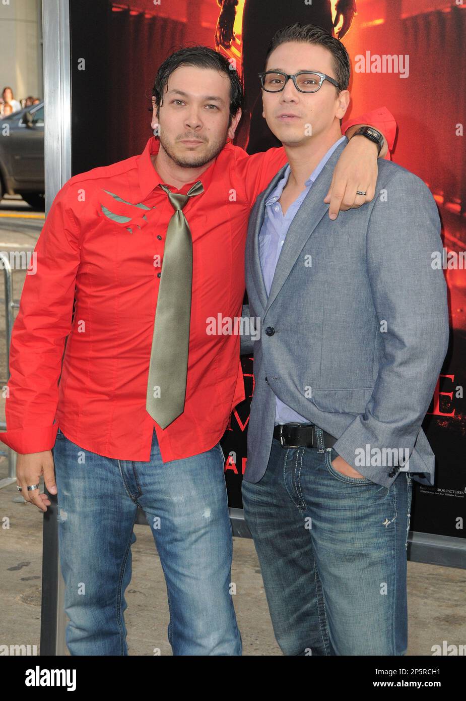 HOLLYWOOD - APRIL 27: Brian Ronalds and Dean Ronalds arrive at ...