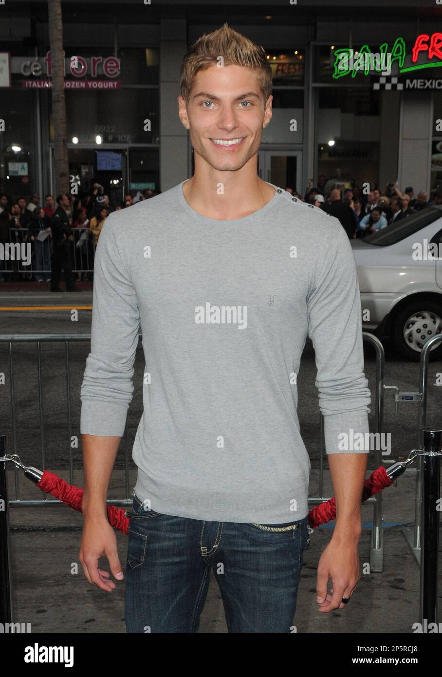 HOLLYWOOD - APRIL 27: Actor Joe Slaughter arrives at "Nightmare On Elm ...