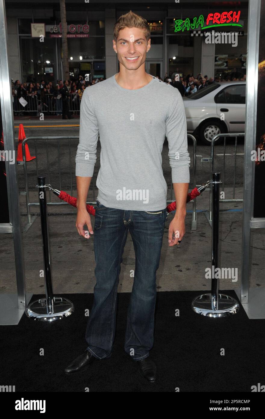 HOLLYWOOD - APRIL 27: Actor Joe Slaughter arrives at "Nightmare On Elm ...