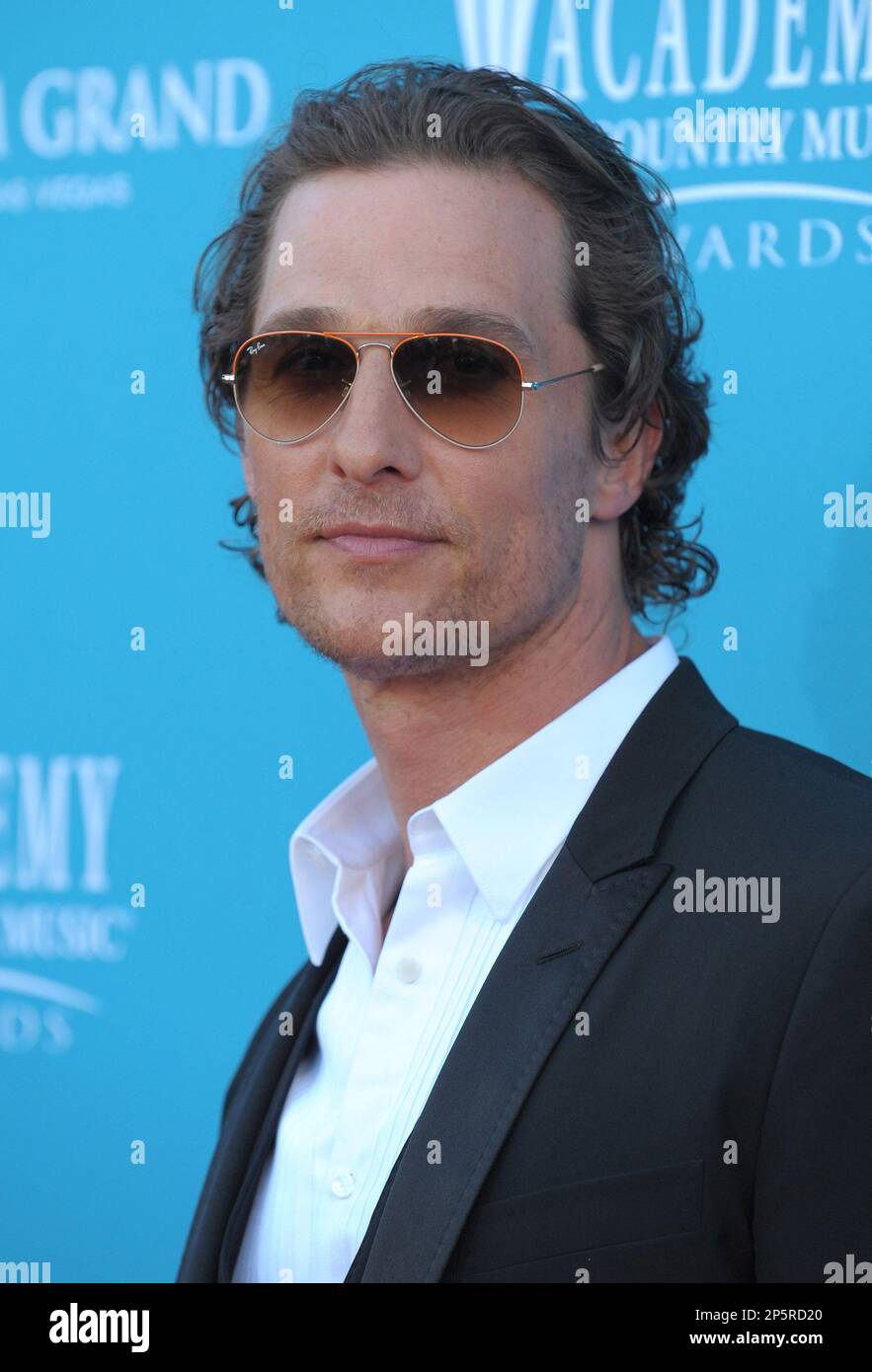 LAS VEGAS - APRIL 18: Actor Matthew McConaughey poses at the 45th ...