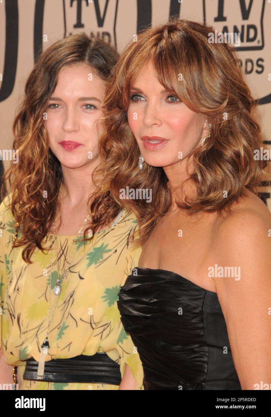LOS ANGELES, CA - APRIL 17: Actress Jaclyn Smith (R) and her daughter ...