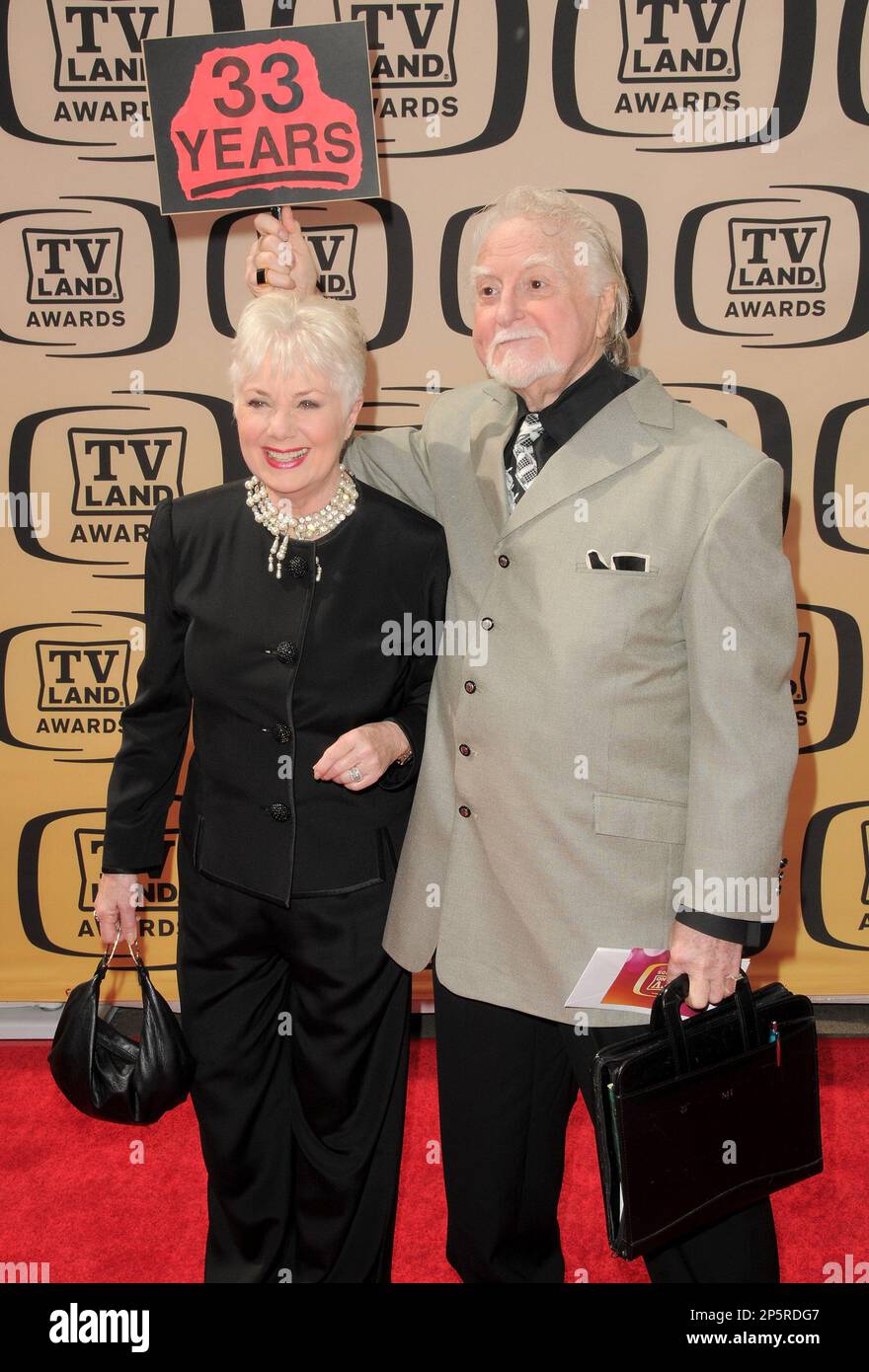 LOS ANGELES, CA - APRIL 17: Marty Ingels and Shirley Jones arrive at ...