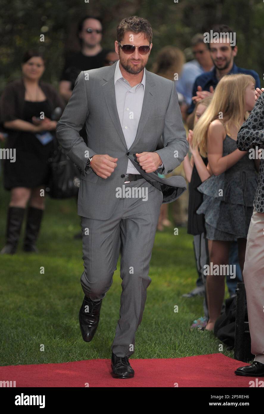 UNIVERSAL CITY, CA - MARCH 21: Actor Gerard Butler arrives at the Los ...