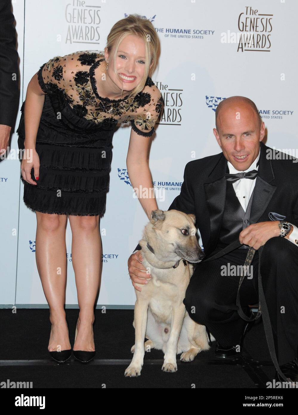 BEVERLY HILLS, CA - MARCH 20: Actress Kristen Bell, Nubs and Major ...