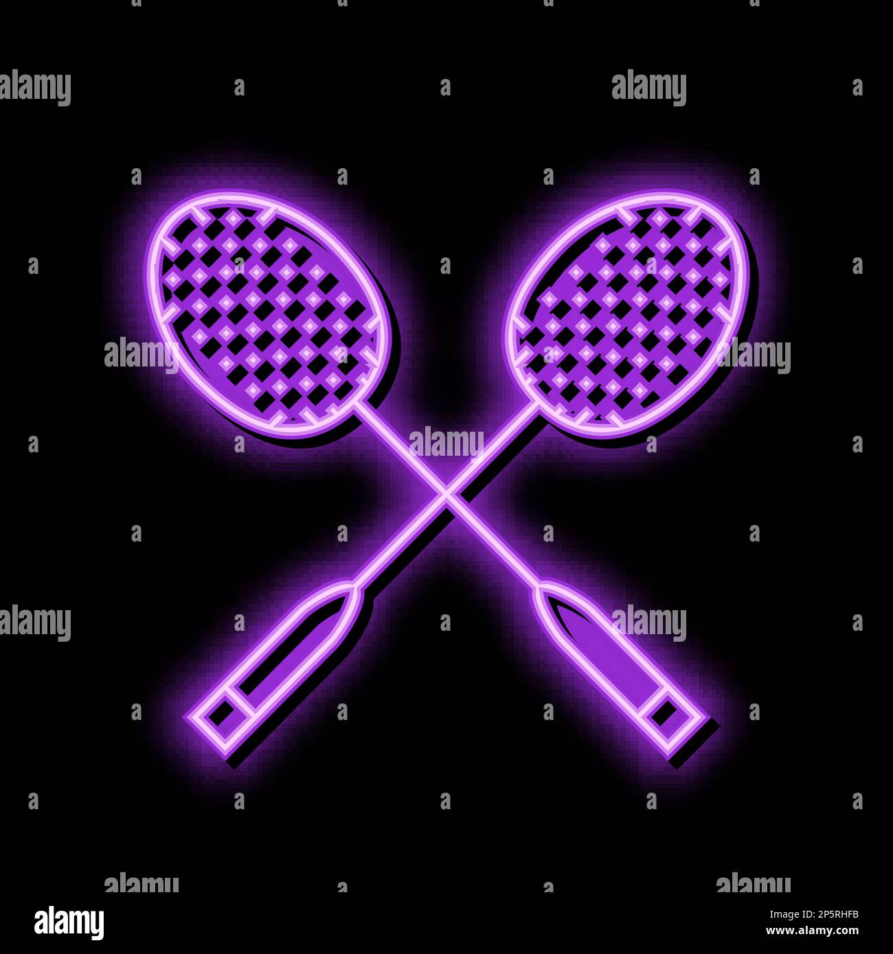 Vintage badminton racket Stock Vector Images - Alamy