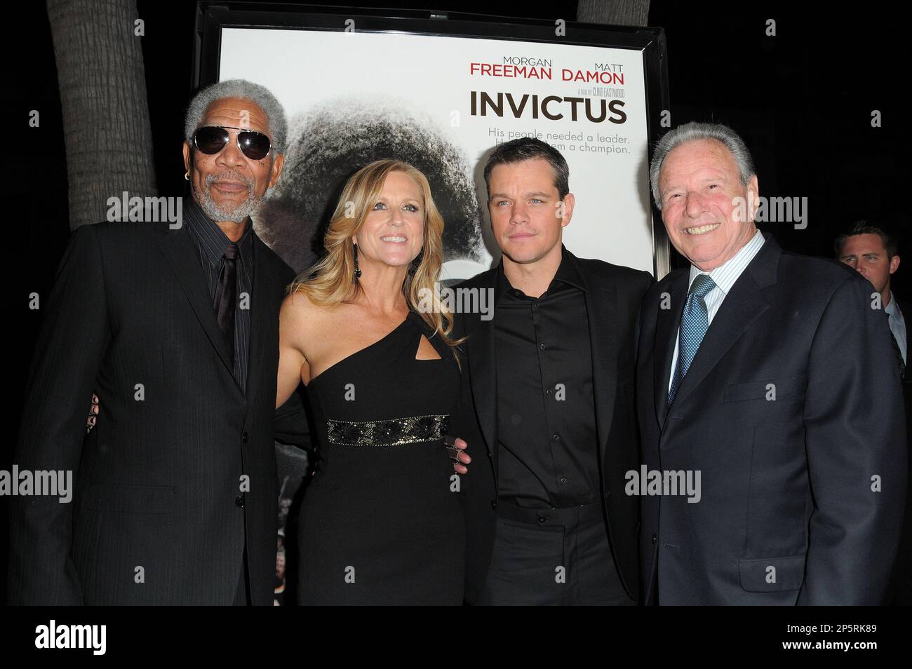 BEVERLY HILLS, CA - DECEMBER 03: Morgan Freeman and Matt Damon attend ...