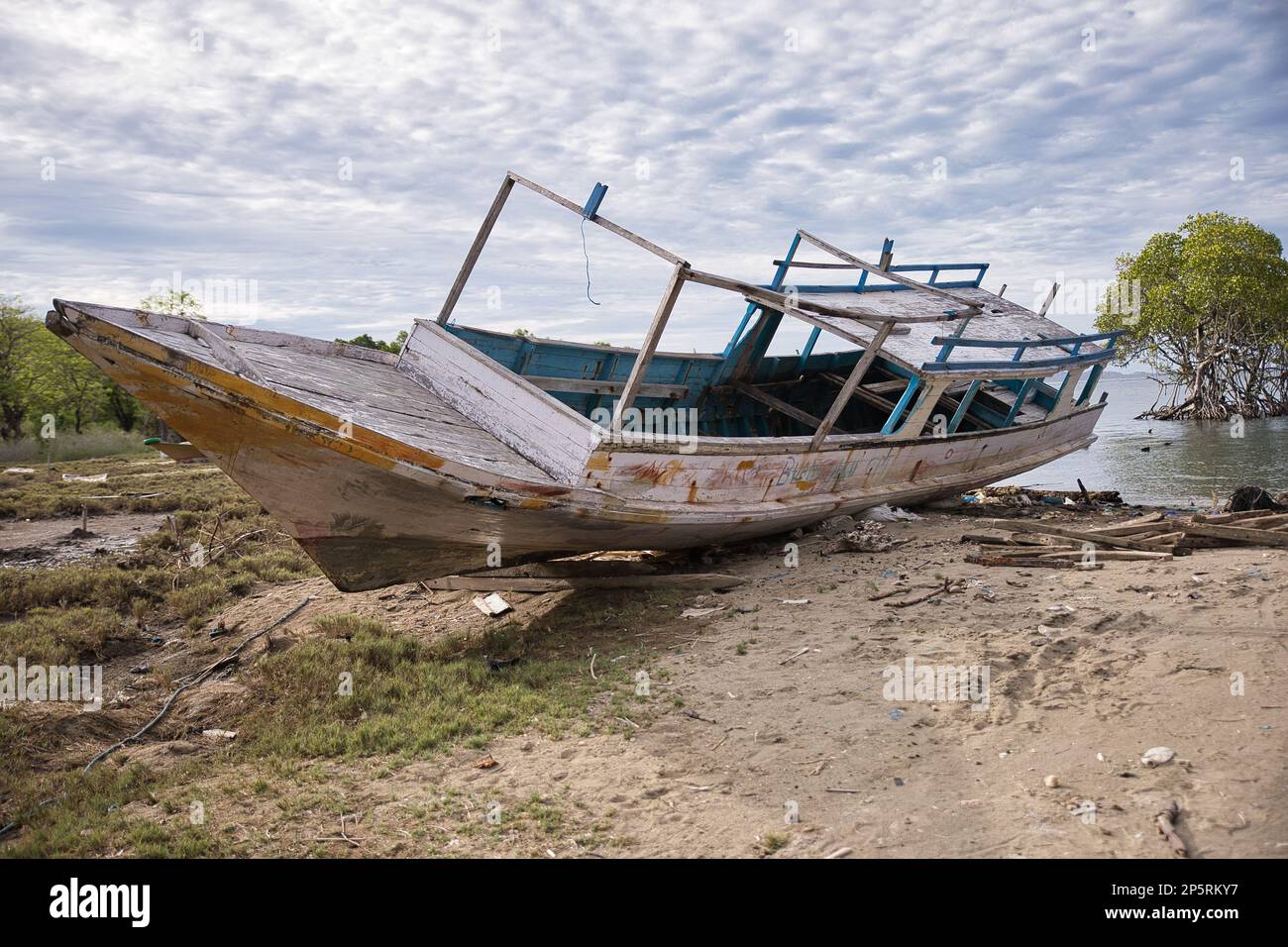 Photo of one of the fishing village Kampung Rinca in Komodo National ...