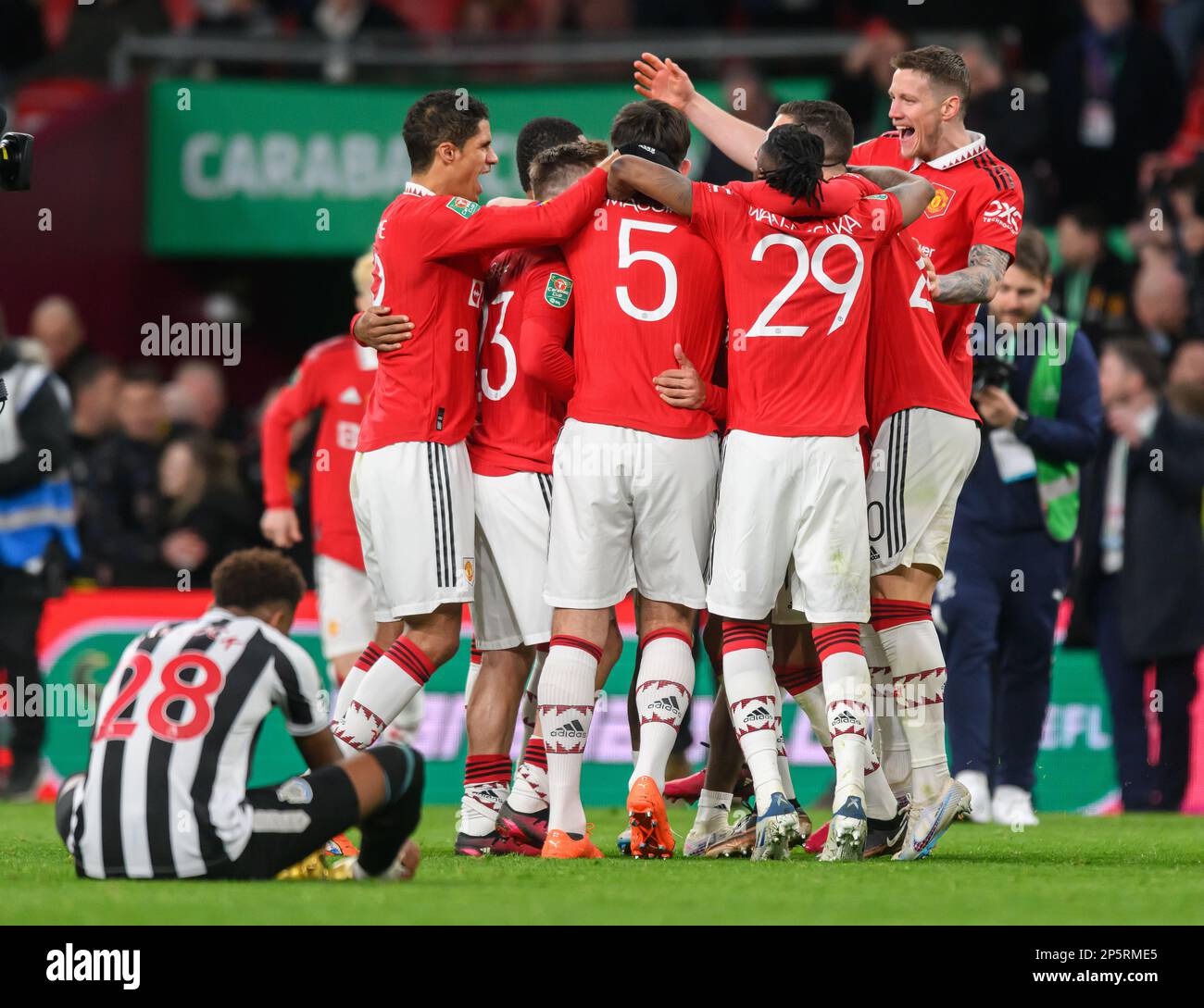 26 Feb 2023 - Manchester United v Newcastle United - Carabao Cup - Final - Wembley Stadium ...