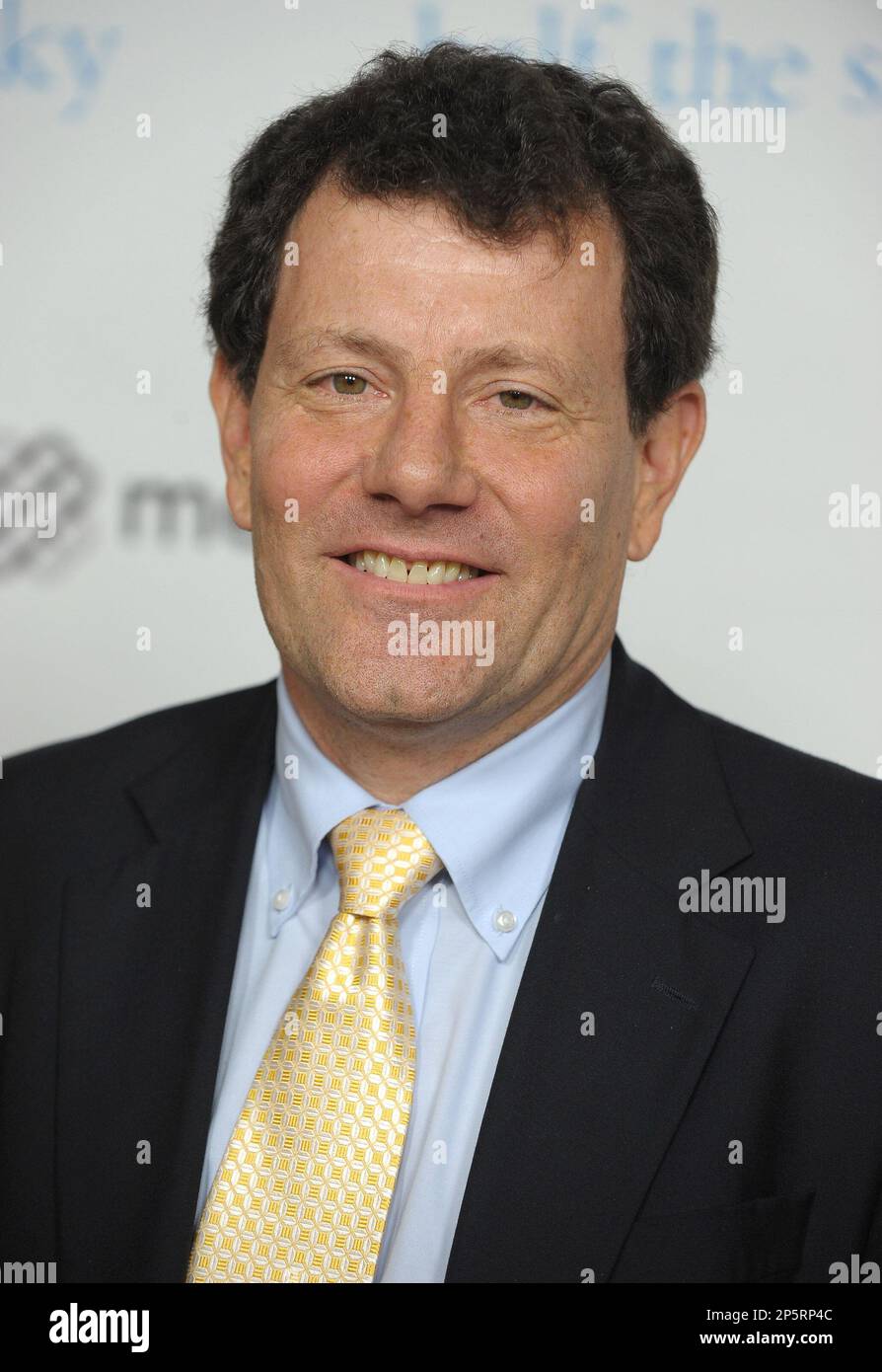 WEST HOLLYWOOD, CA - OCTOBER 27: Nicholas Kristof attends Hollywood ...