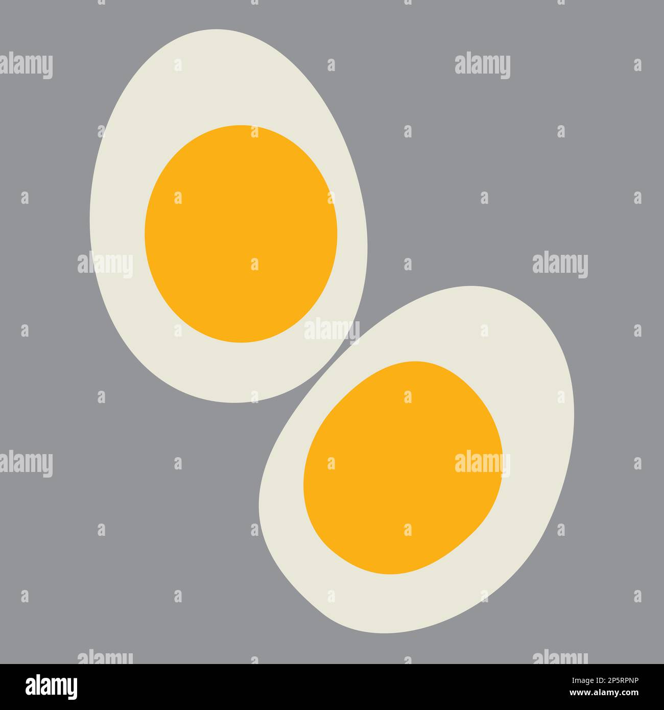 Cartoon egg isolated on white background. boiled. Vector illustration. Eggs Stock Vector Image ...