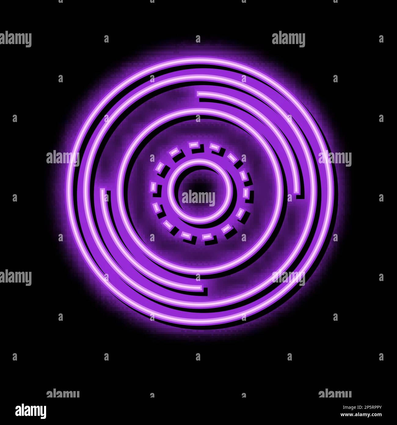 button denim neon glow icon illustration Stock Vector Image & Art - Alamy