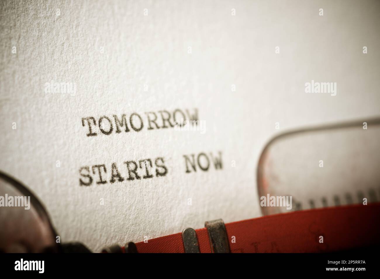 Start now tomorrow text hi-res stock photography and images - Alamy