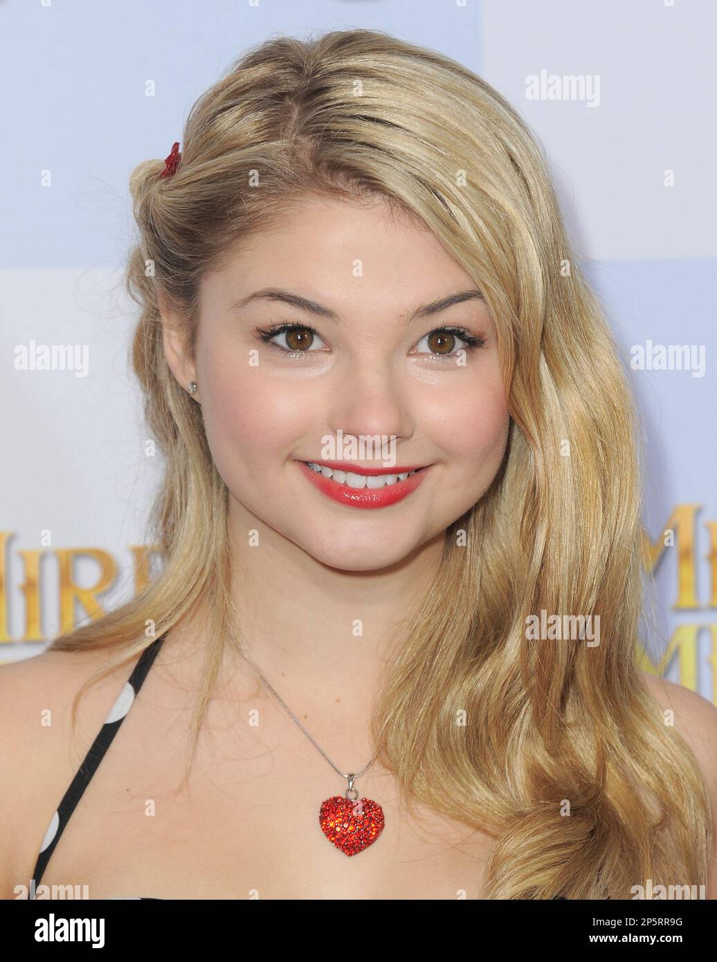 HOLLYWOOD, CA - MARCH 17: Actress Stefanie Scott arrives at the "Mirror ...
