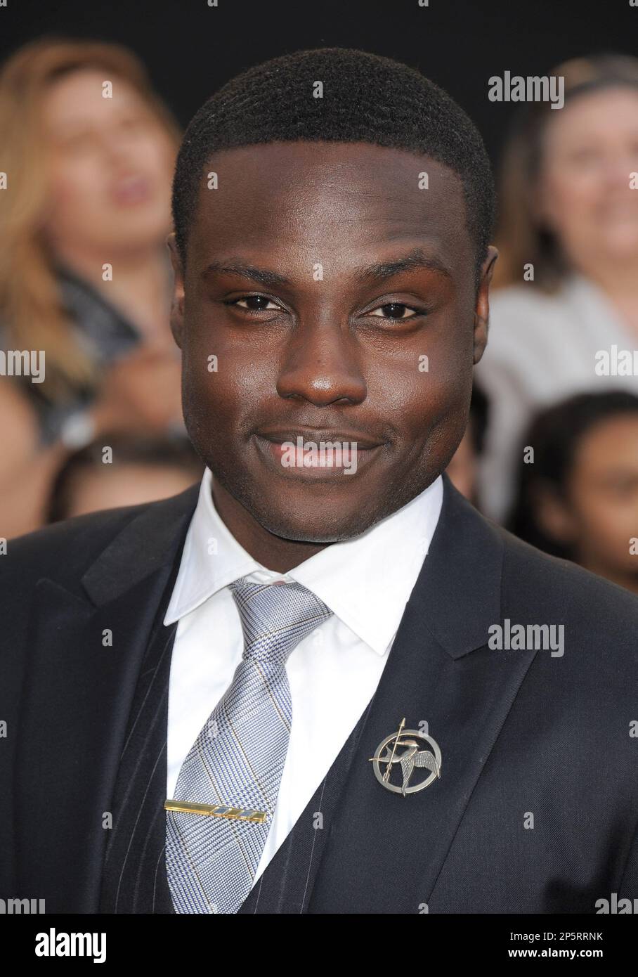 LOS ANGELES, CA - MARCH 12: Actor Dayo Okeniyi arrives at "The Hunger ...
