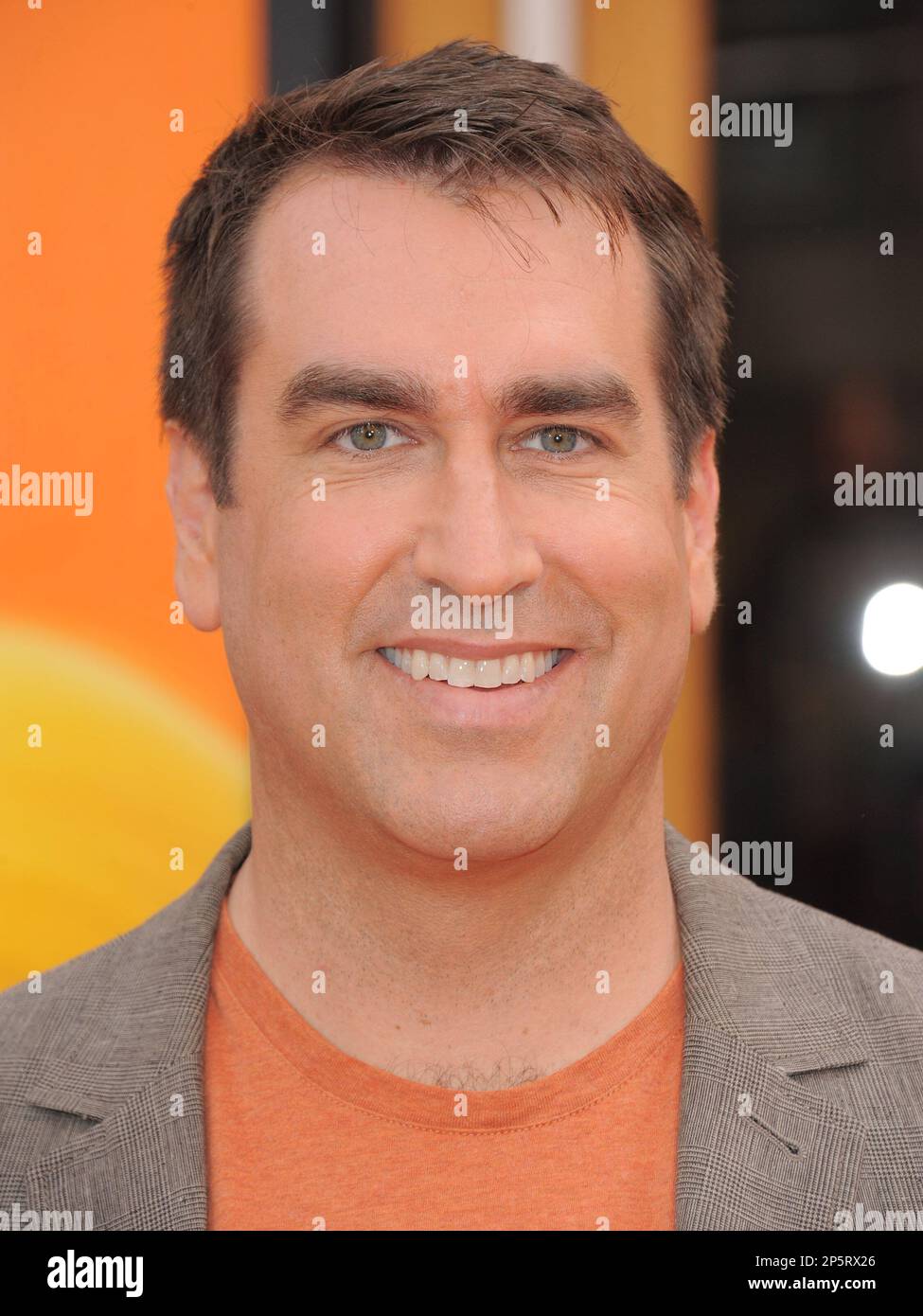 UNIVERSAL CITY, CA - FEBRUARY 19: Actor Rob Riggle arrives at the "Dr ...