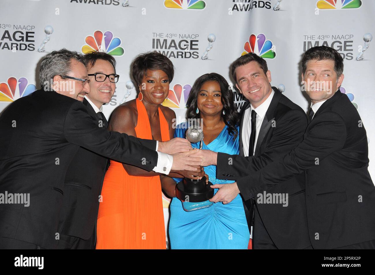 LOS ANGELES, CA - FEBRUARY 17: (L-R) Producers Michael Barnathan, Chris ...