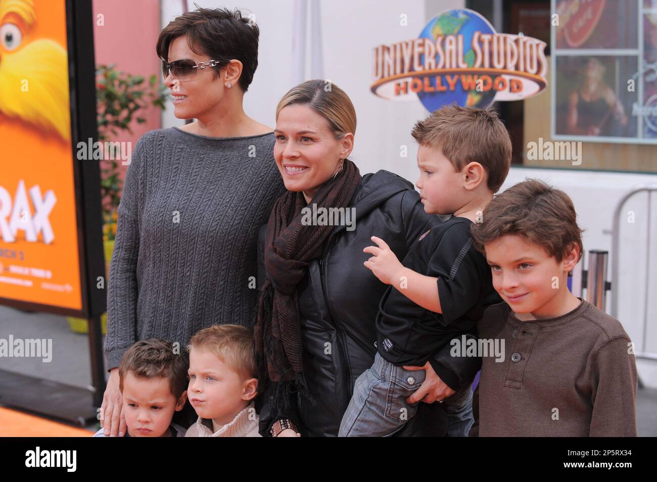 UNIVERSAL CITY, CA - FEBRUARY 19: Chef Cat Cora (R) partner Jennifer ...