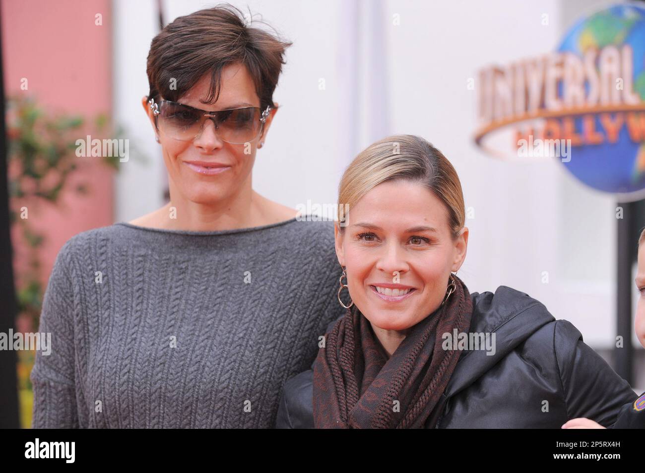 UNIVERSAL CITY, CA - FEBRUARY 19: Chef Cat Cora (R) and partner ...