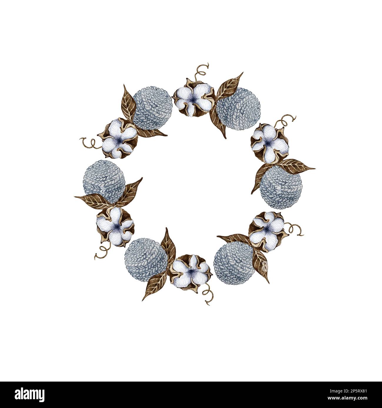 Cotton wreath Cut Out Stock Images & Pictures - Alamy